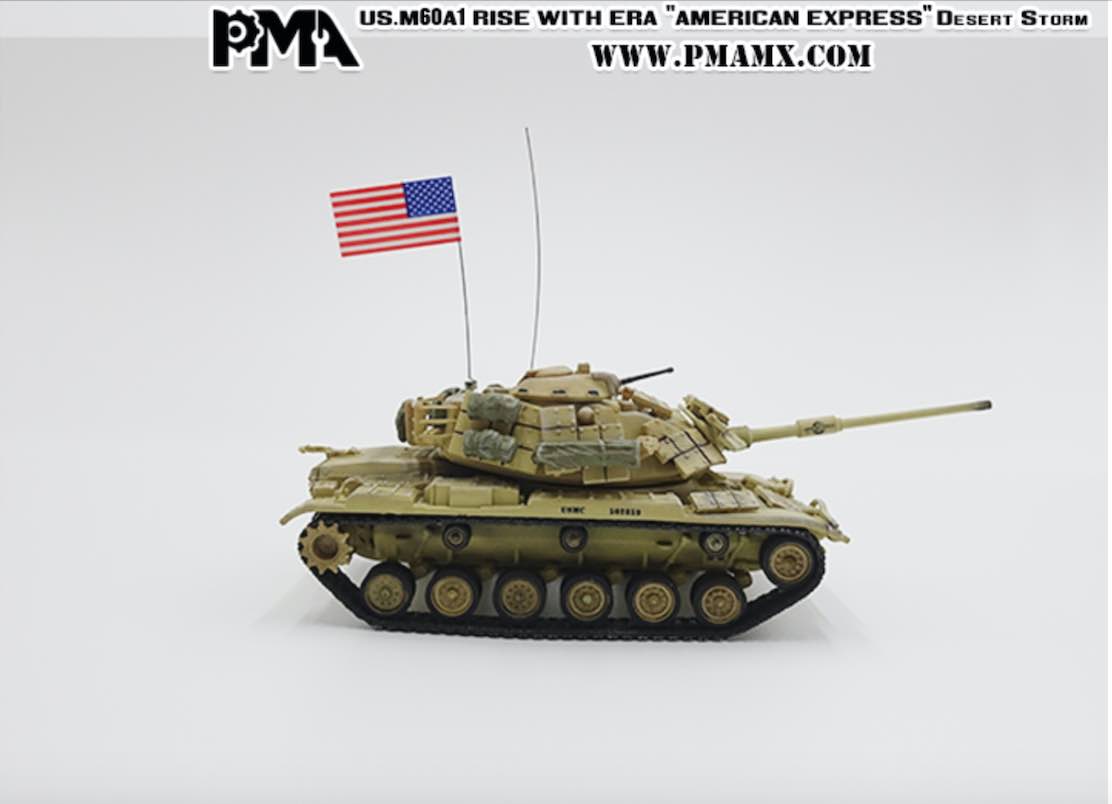 PMA P0335 - M60A1 Main Battle Tank w:reactive armor , “AMERICAN EXPRESS ...